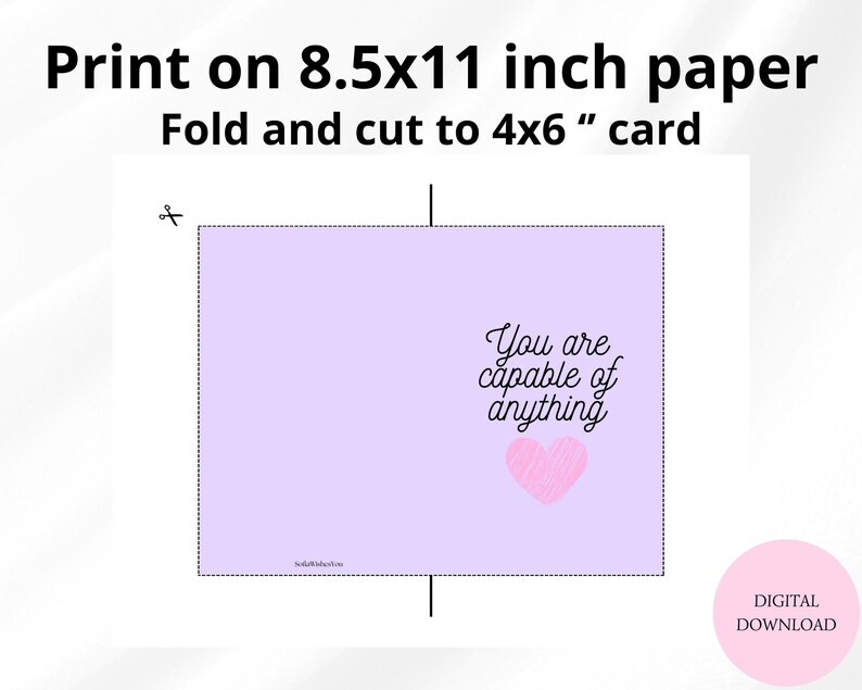 Digital Encouragement Cards, Printable Download, Positivity Cards ...