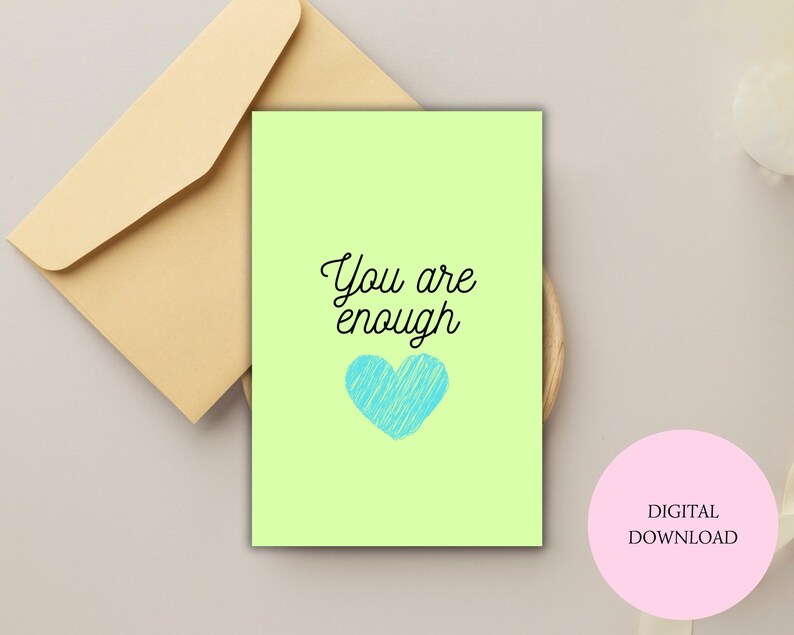 Digital Encouragement Cards, Printable Download, Positivity Cards ...