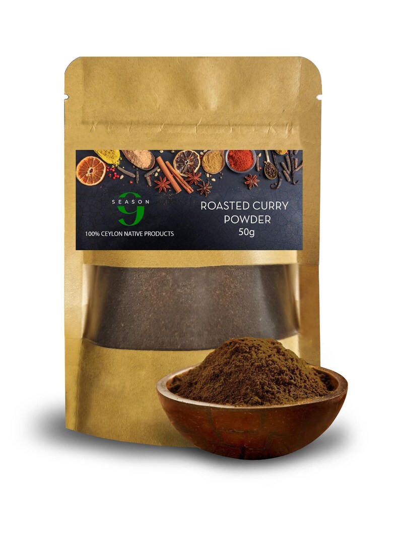 Roasted Curry Powder Sri Lankan Spices High Quality 50g - Etsy