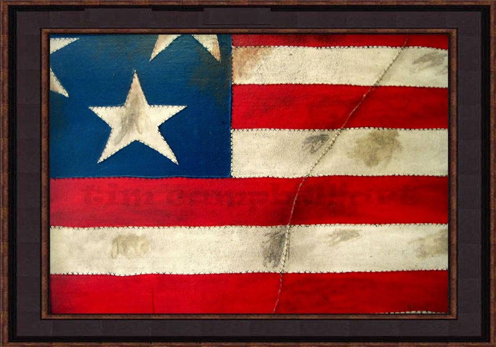Torn Flag Giclee Print by Tim Campbell - Etsy