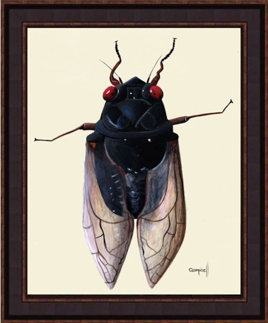 Cicada Giclee Print by Tim Campbell - Etsy