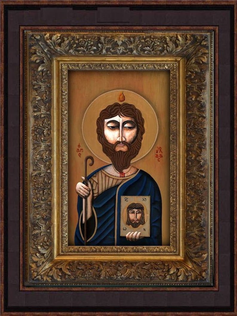 Buy Saint Jude Icon by Tim Campbell Online in India - Etsy