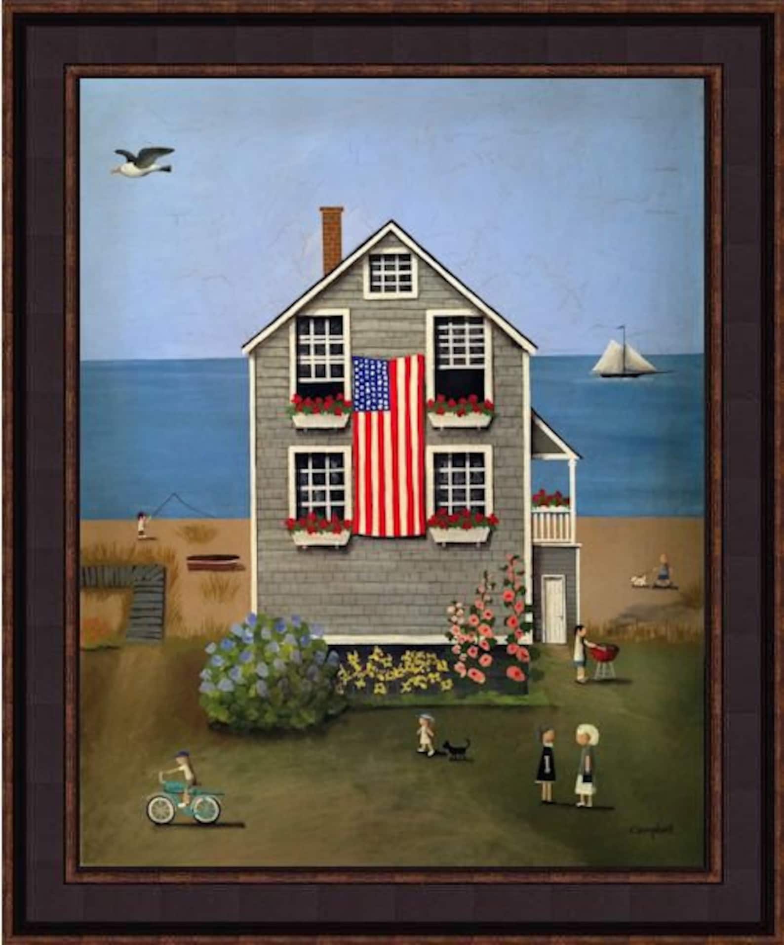A Cape Cod 4th. Giclee Print by Tim Campbell - Etsy