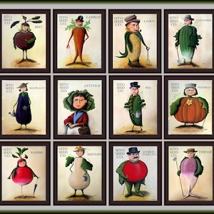 Vegetable People - Etsy