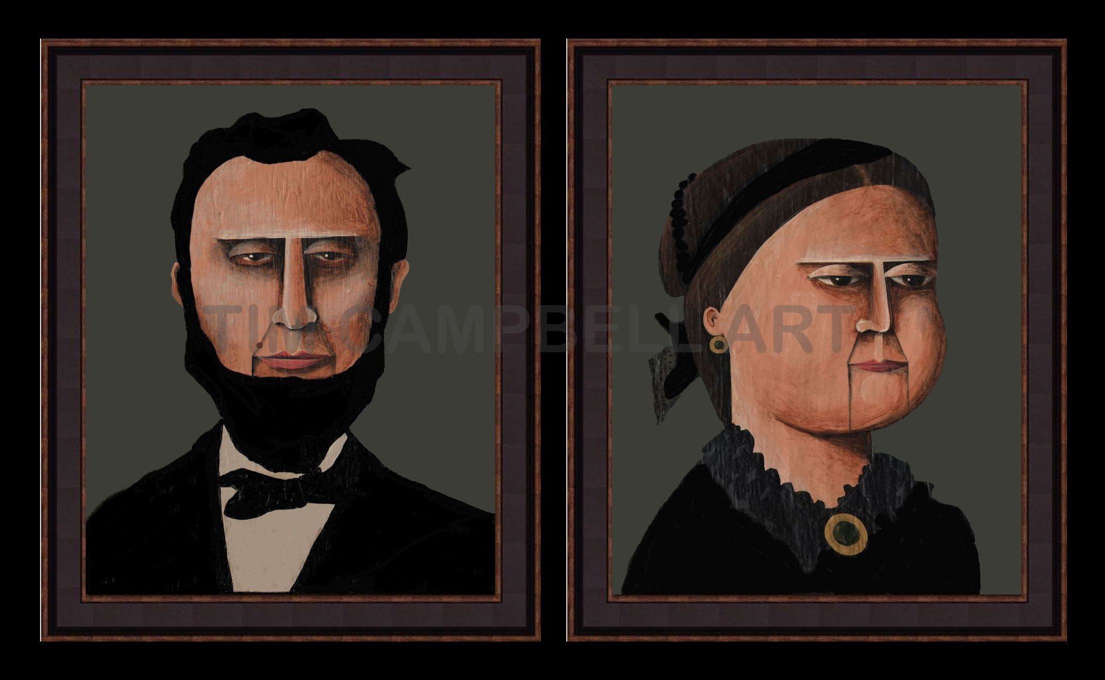 Abraham And Mary Todd Lincoln