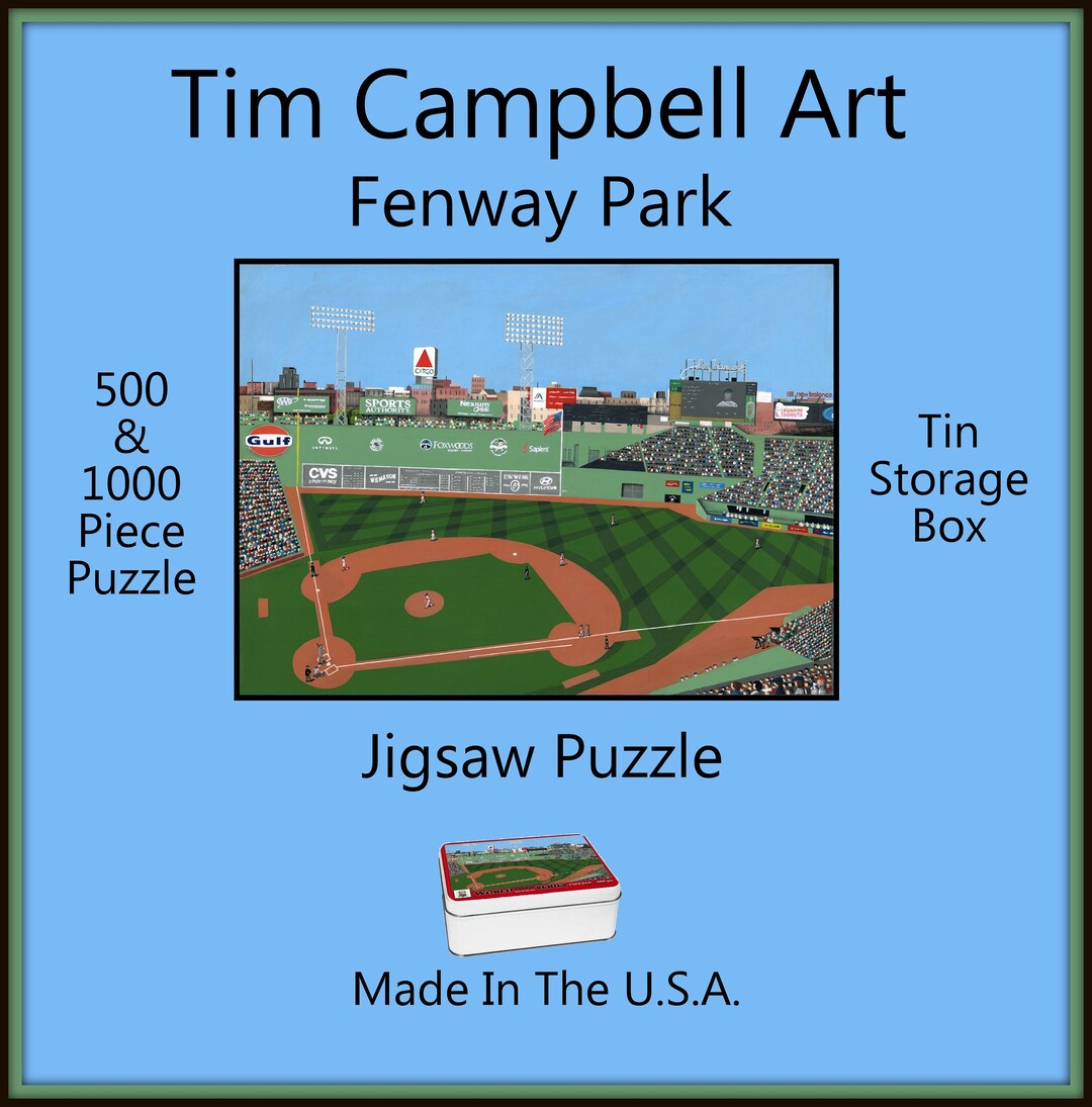 Tim Campbell's Fenway Park Jigsaw Puzzle - Etsy