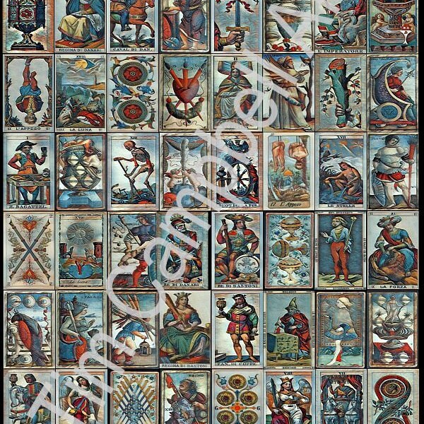 Antique Tarot Cards - Etsy