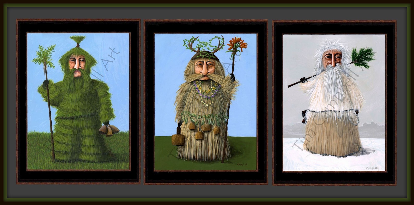 Winter Solstice Vernal Equinox Summer Solstice Giclee - Etsy