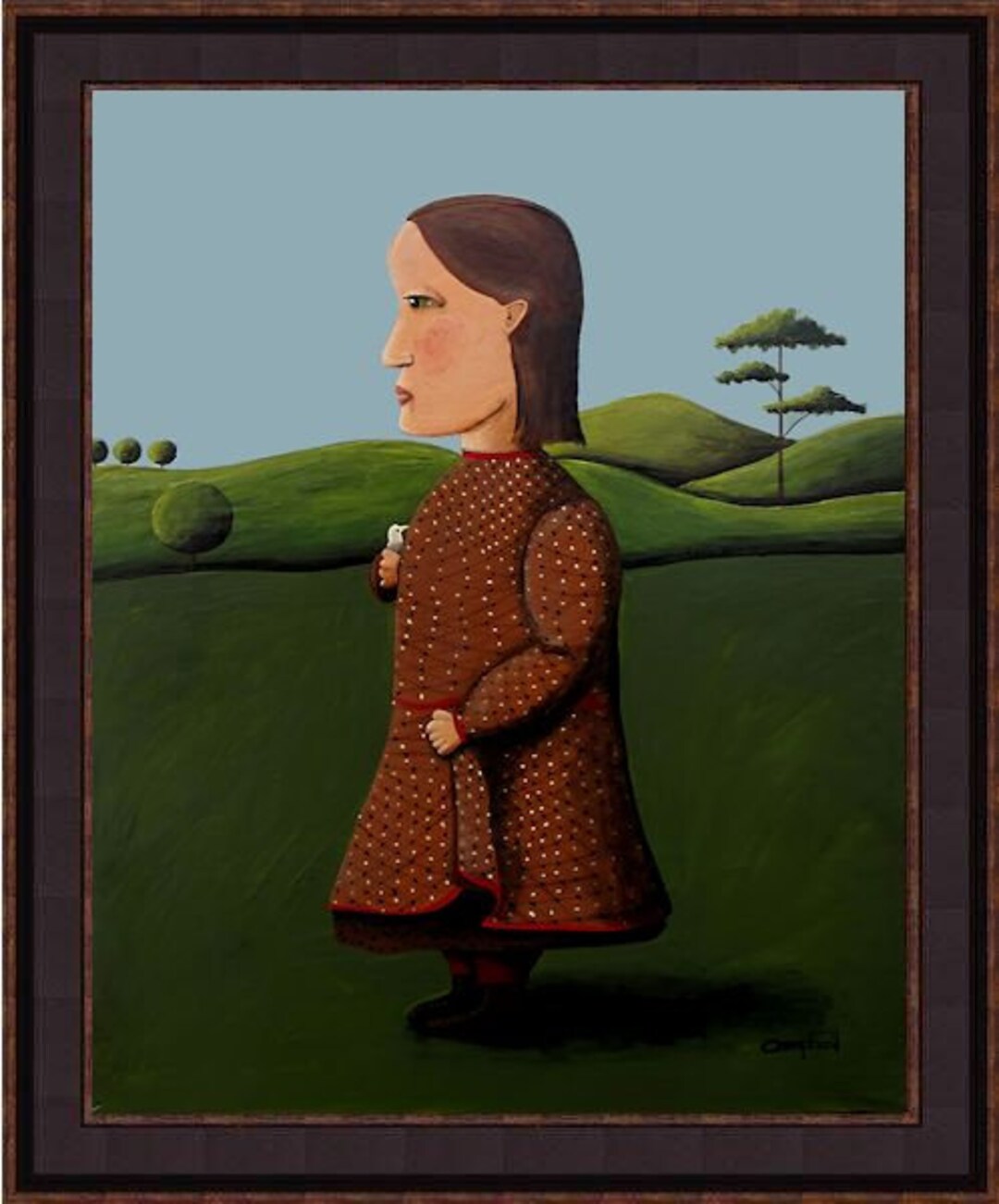 Girl With Bird Giclee Print by Tim Campbell - Etsy