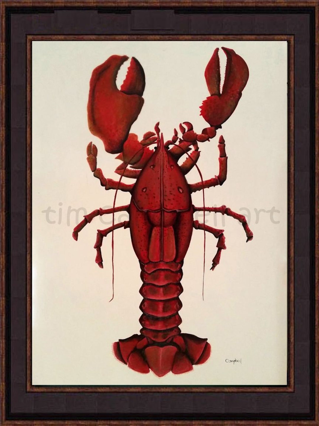 Lobstah! Lobster Giclee Print by Tim Campbell - Etsy