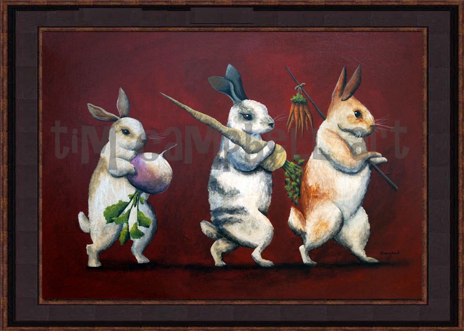 Rabbit Family by Tim Campbell - Etsy