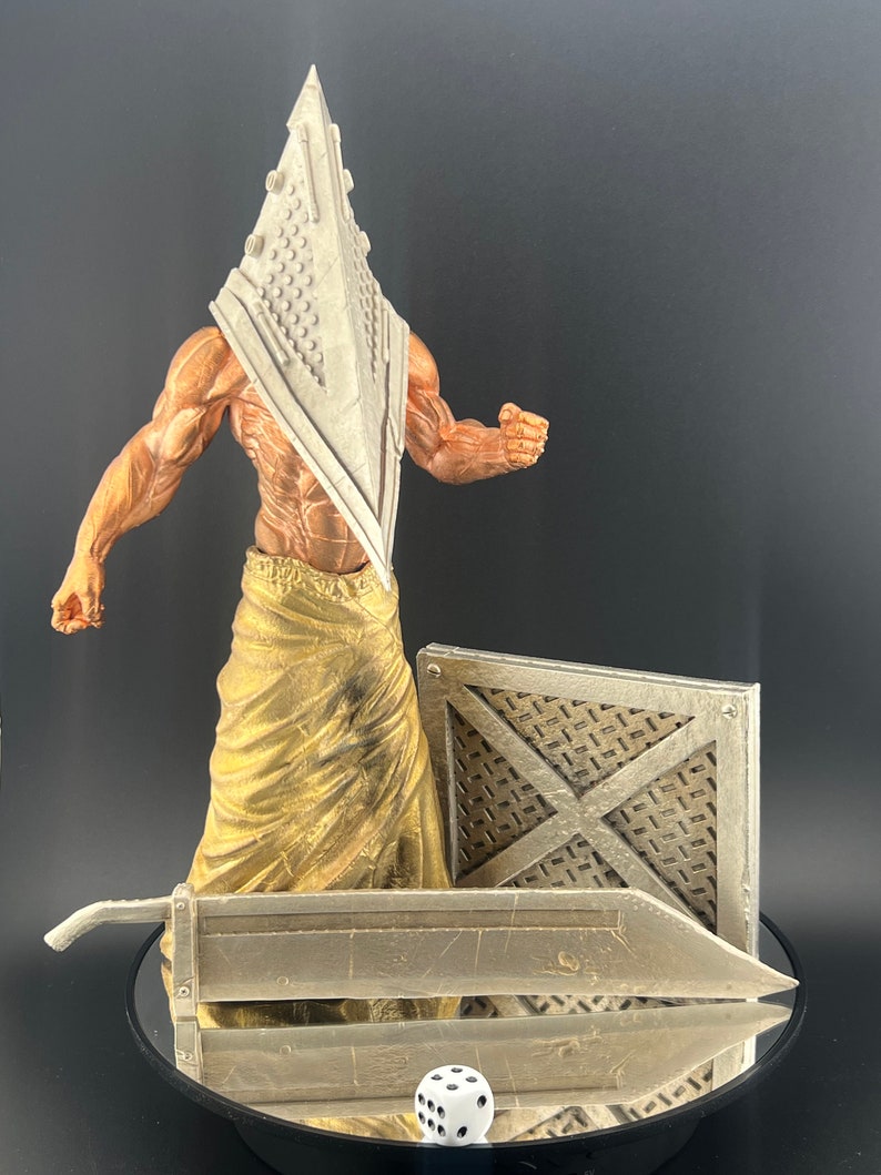 Silent Hill Pyramid Head Resin 3d Print Electroformed Copper Brass ...