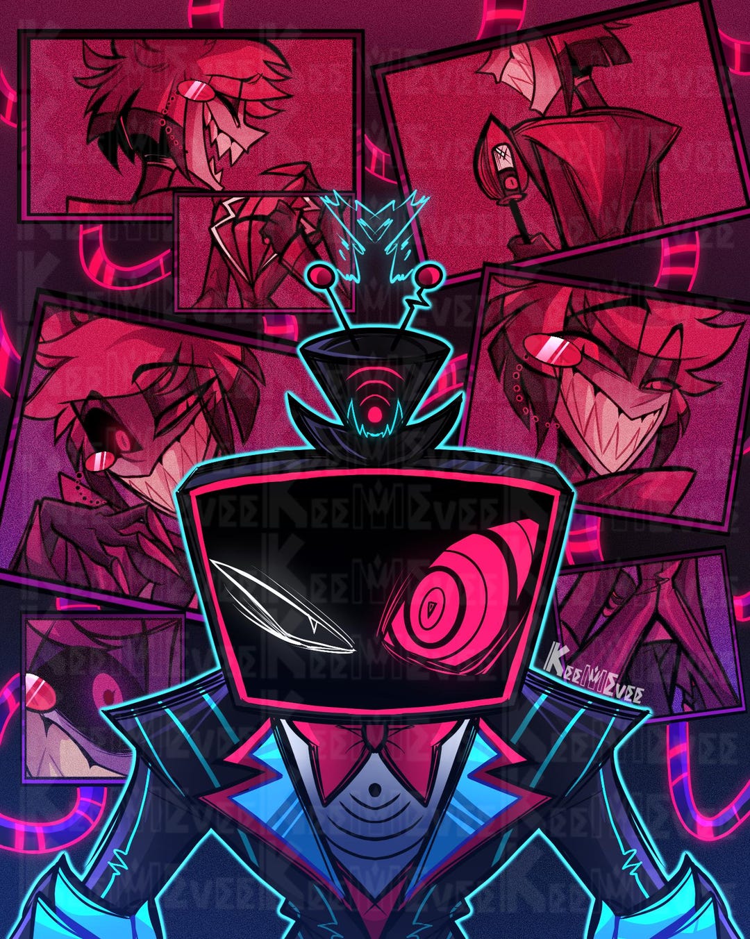 Radiostatic Poster Hazbin Hotel A3 Size LIMITED - Etsy UK