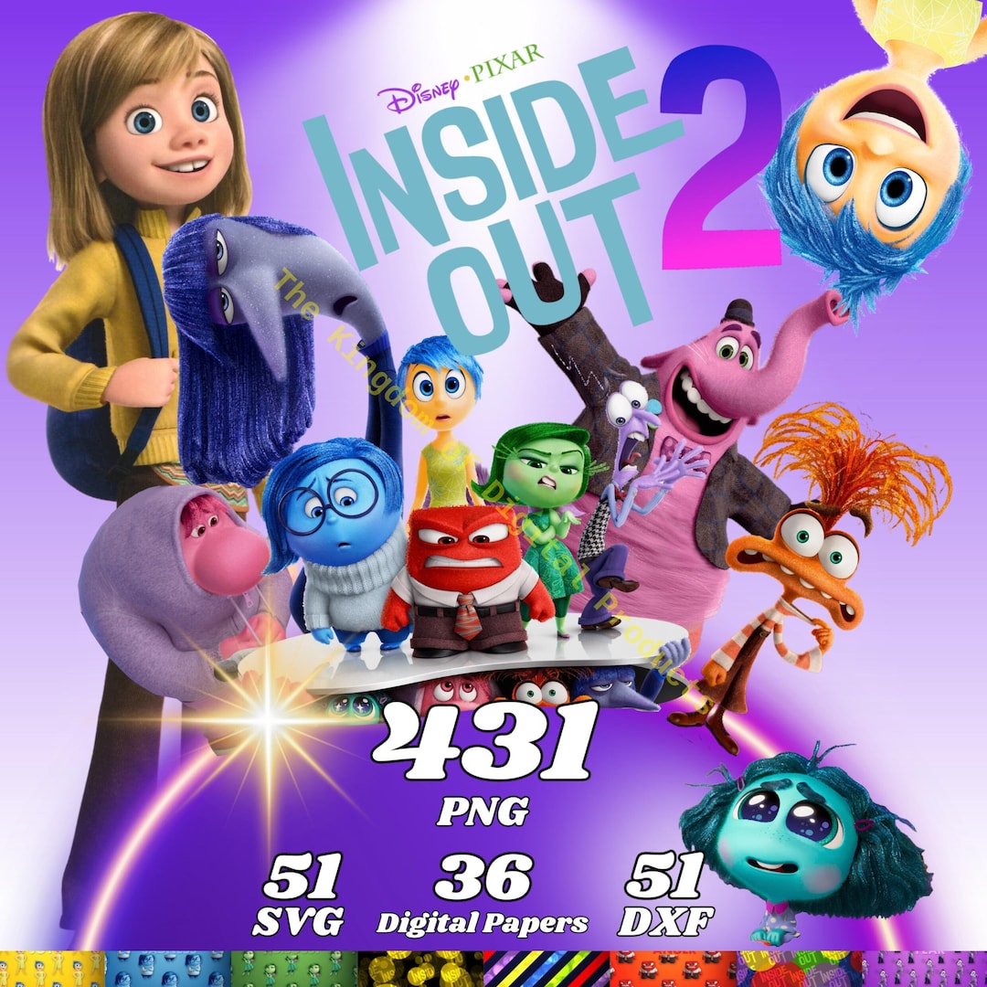 Inside Out 2 Clipart PNG, Inside Out SVG, Inside Out Clipart, Ira ...