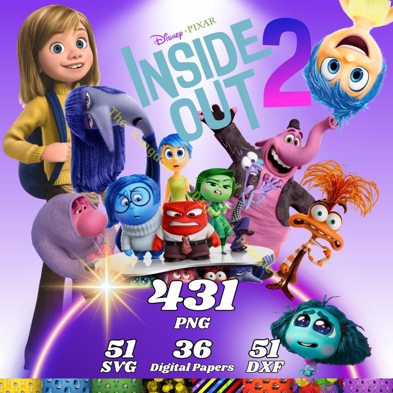 Inside Out 2 Clipart PNG, Inside Out SVG, Inside Out Clipart, Ira ...