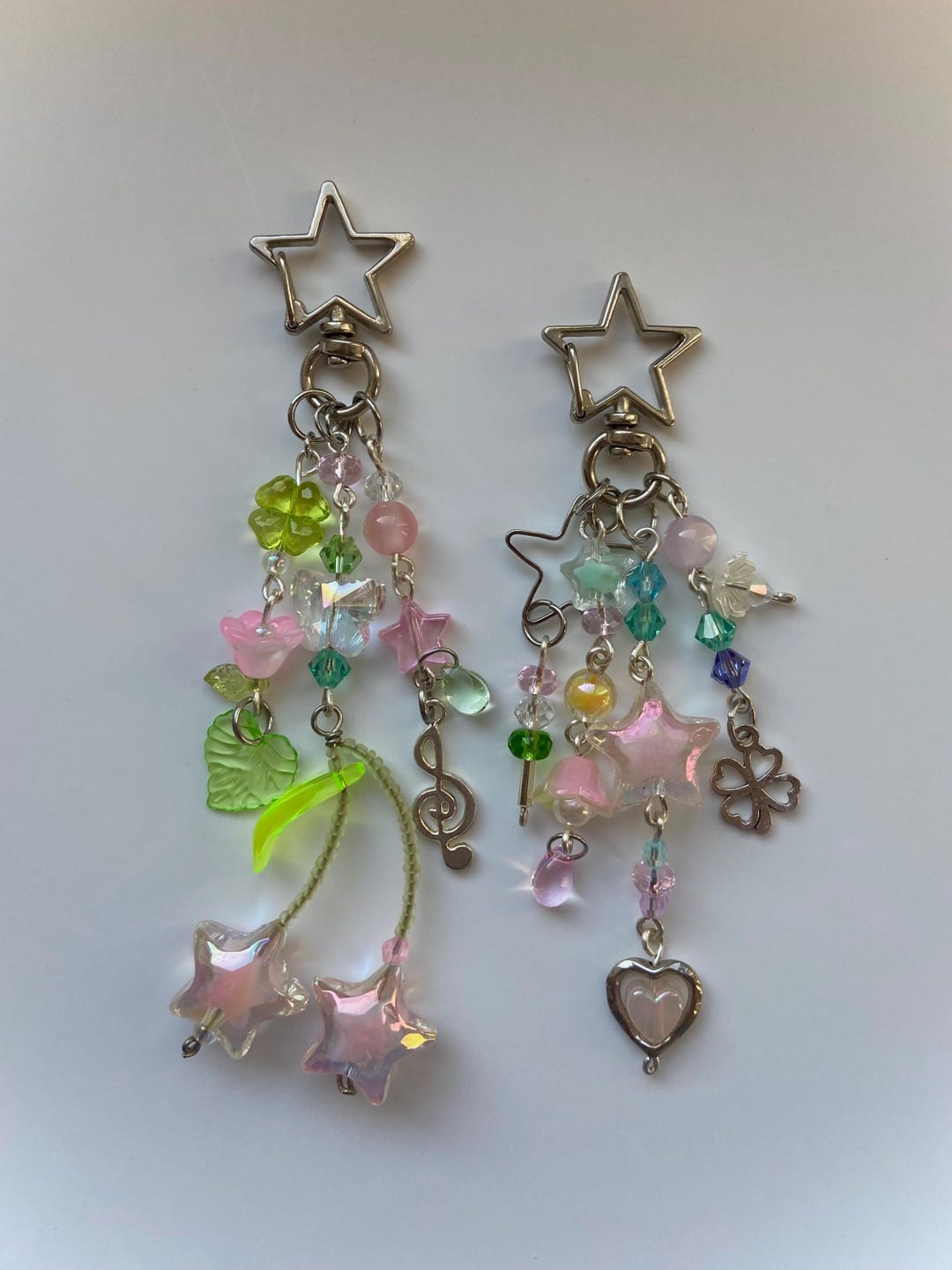 Fluorescent Fruit Keychains - Etsy