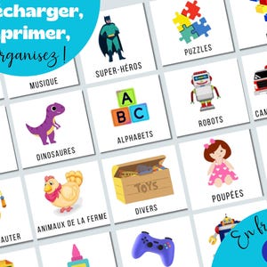 Toy Labels Printable, Toy Organization, Toy Storage, Organization ...