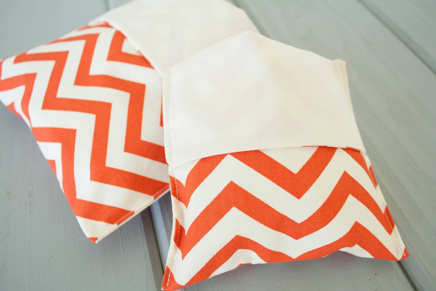 PLASTIC-FREE Coral Chevron Sandwich and Snack Bags, Reusable, Organic ...