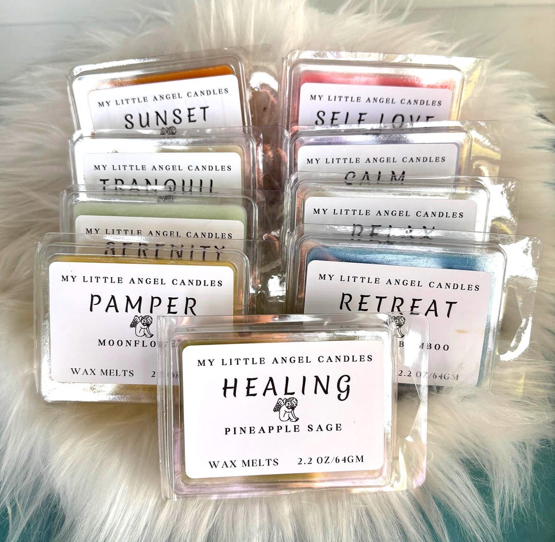 Wax Melts for a Spa Home Aroma/multiple Calming Scented Wax Cubes of ...