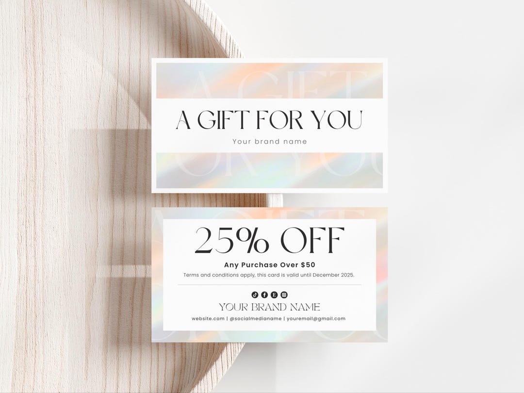 Printable Coupon Card Template, Editable Discount Voucher, Small ...