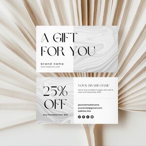 Coupon Card Template, Editable Discount Voucher, Printable Small ...