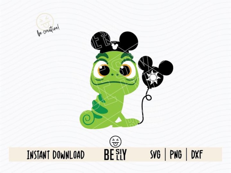Pascal Svg, Mouse Balloon SVG File, Tangled Sun Svg, Cutting File, Svg ...