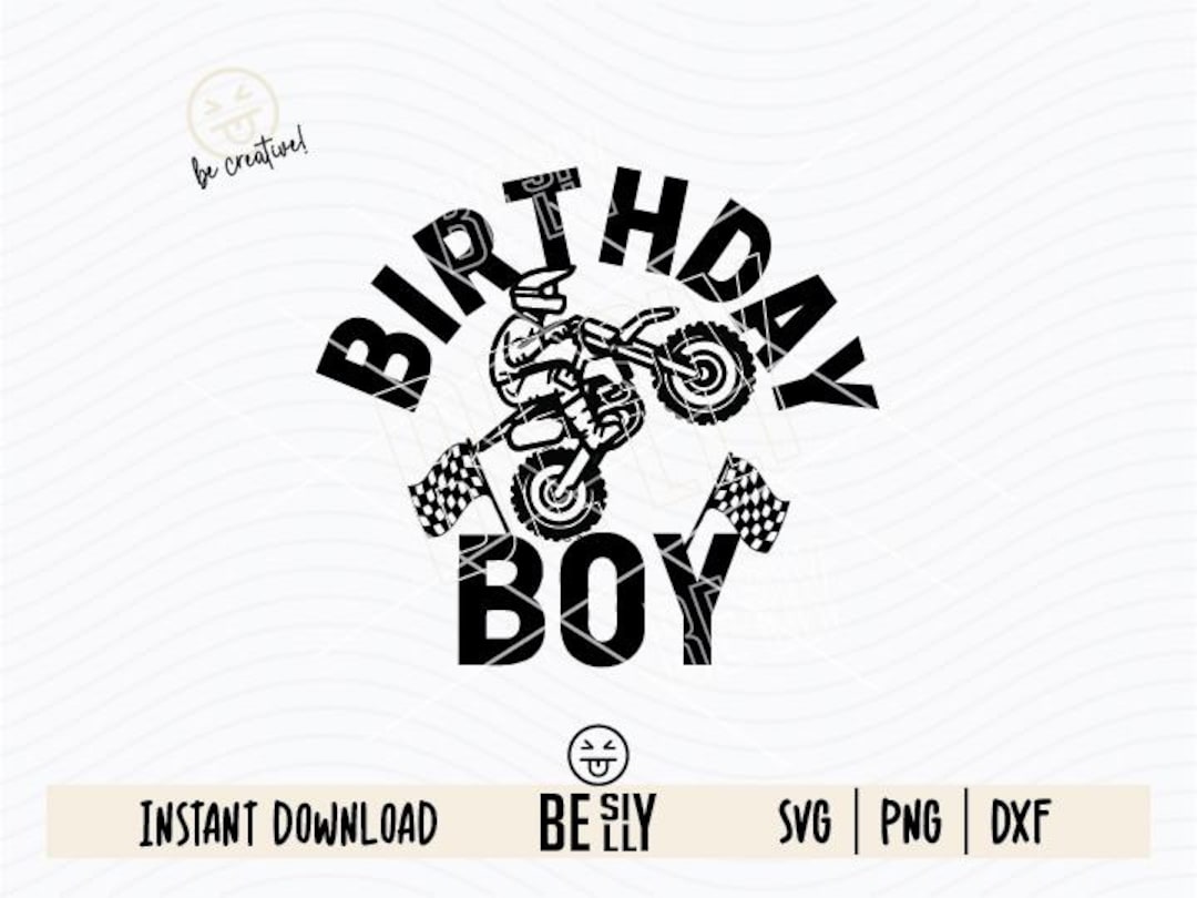 Motocross Rider Birthday Svg, Birthday Boy Svg, Birthday Svg, Motocross ...
