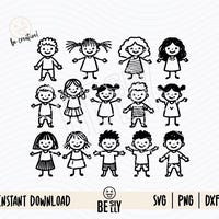 Stick Figure Boy 2 Watercolor PNG Artwork Digital File - for Printing ...