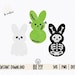 Creepy Peeps Svg, Spooky Monsters Peep SVG, Ghost Peep Silhouette ...