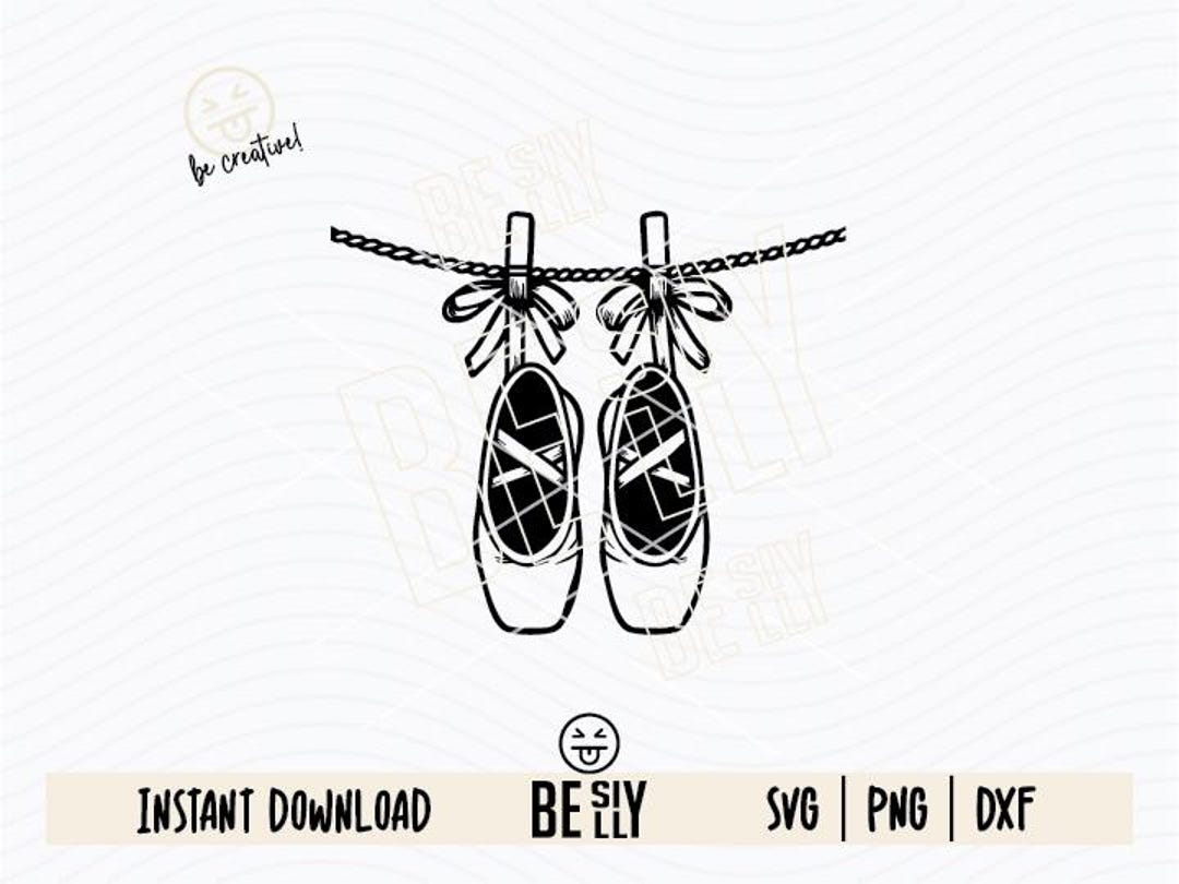 Ballet Shoes Svg, Ballerina Shoes Svg, Ballerina Slippers Svg ...