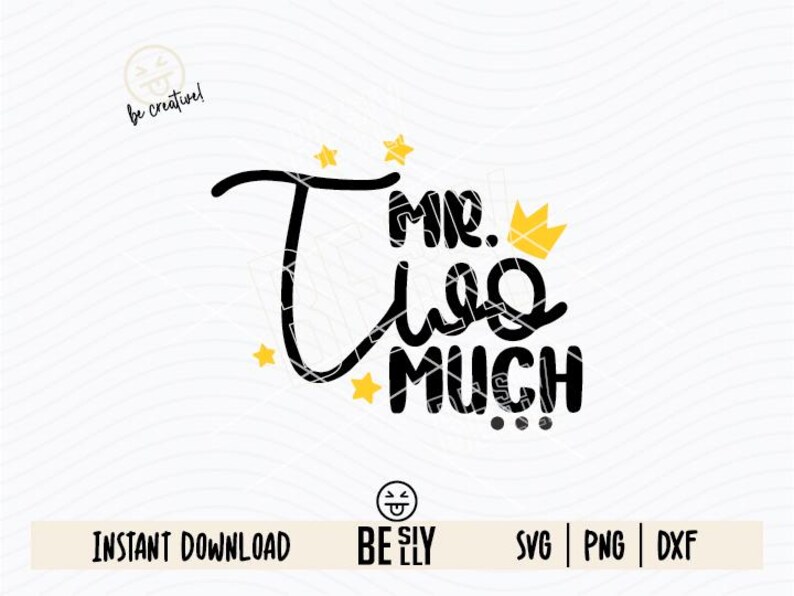 Mr Two Much SVG PNG, Second Birthday Boy Svg, Mr TWO Svg, Birthday ...