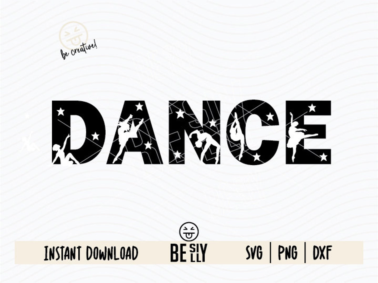 Dance SVG File for Cricut, Dance Word Svg, Dancer Silhouette Svg ...