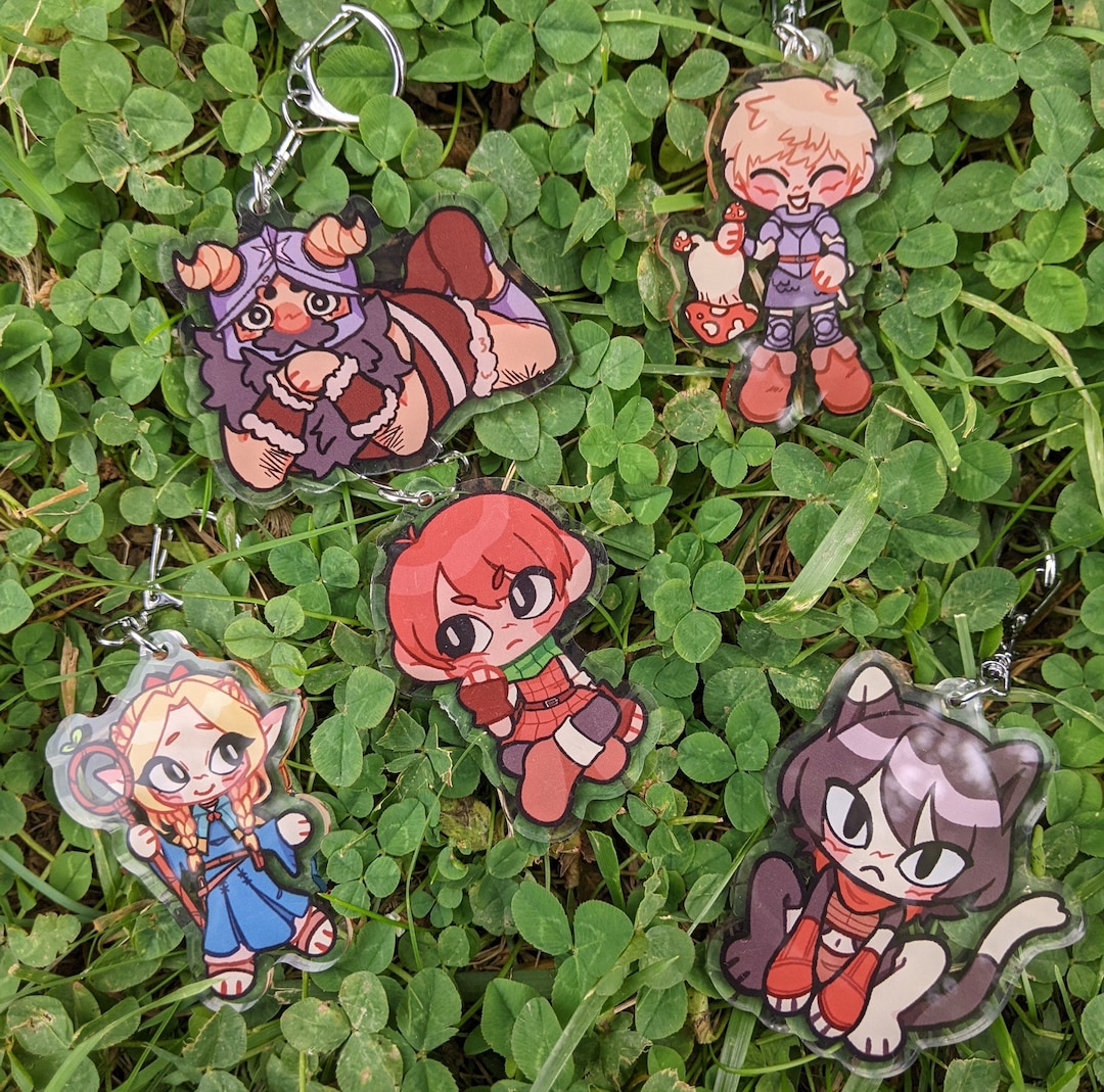 Dungeon Meshi Acrylic Keychains - Etsy
