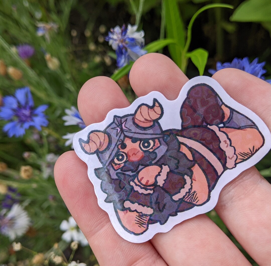 Senshi Dungeon Meshi Holographic Sticker - Etsy
