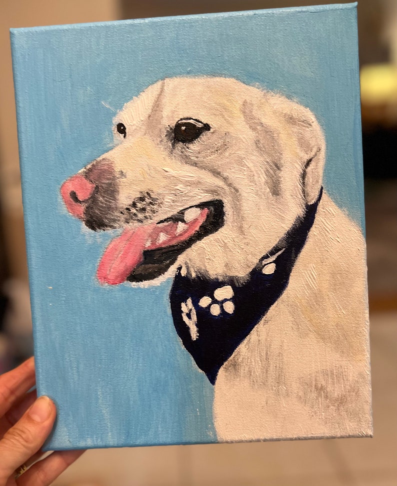 Custom Acrylic Pet Paintings - Etsy