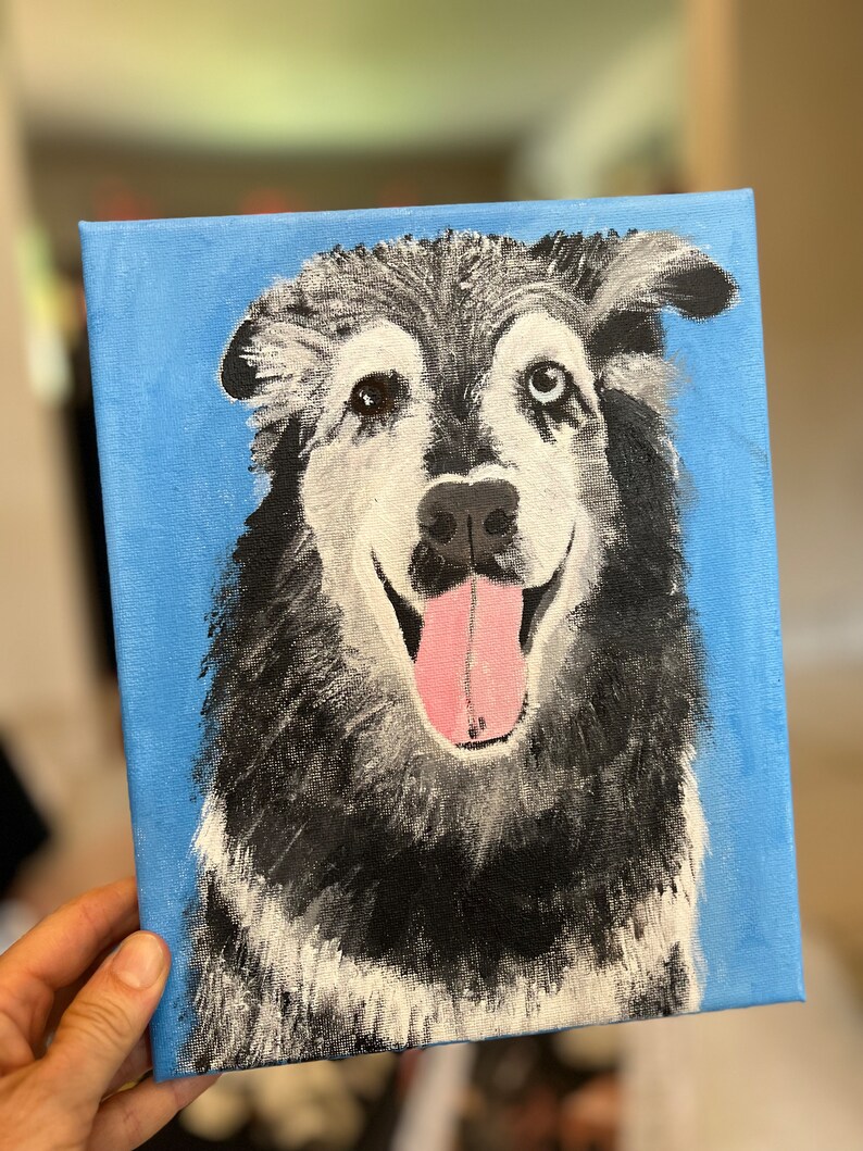 Custom Acrylic Pet Paintings - Etsy