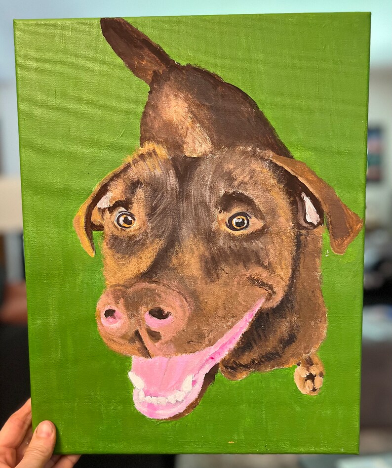 Custom Acrylic Pet Paintings - Etsy