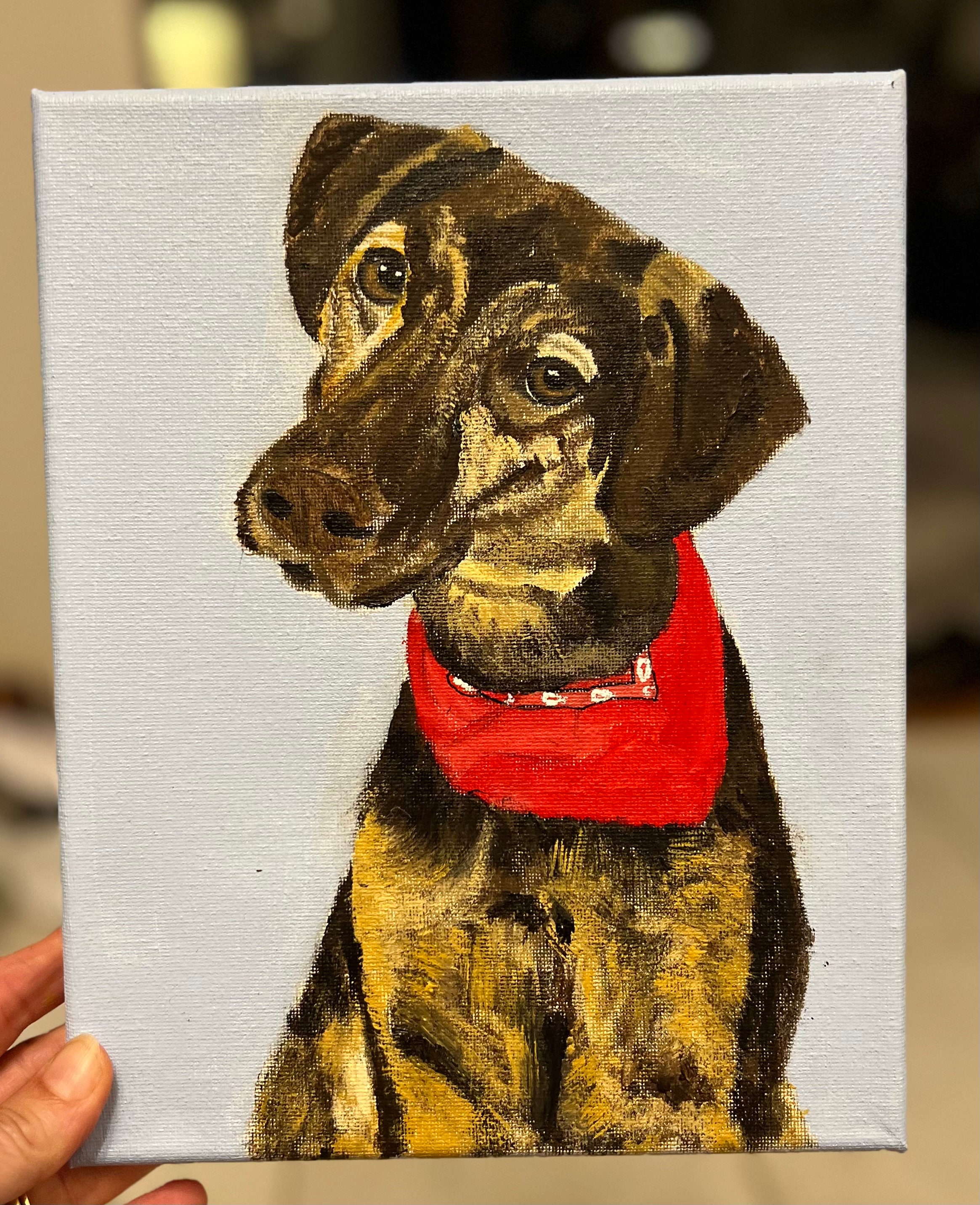Custom Acrylic Pet Paintings - Etsy