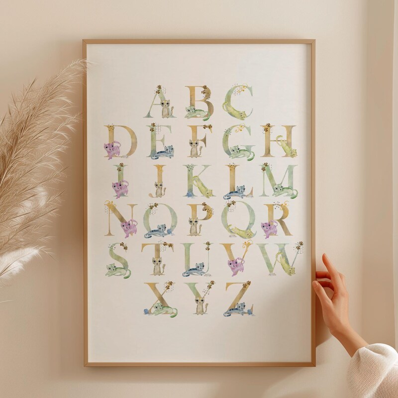 Abc Wall Decor - Etsy