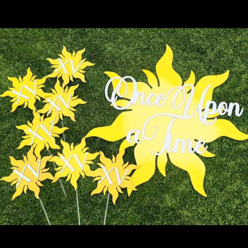 Tangled Sun Banner - Etsy
