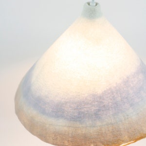Pendant Ceiling Lighting/ Swag Lamp / Felted Wool/ Home Eco Decor ...