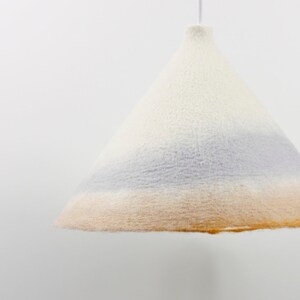 Pendant Ceiling Lighting/ Swag Lamp / Felted Wool/ Home Eco Decor ...