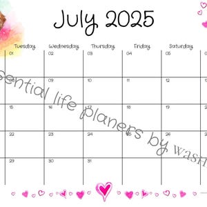 Adorable Cockapoo Annual Calendar 2025 With Various Doodle Motifs in A4 ...