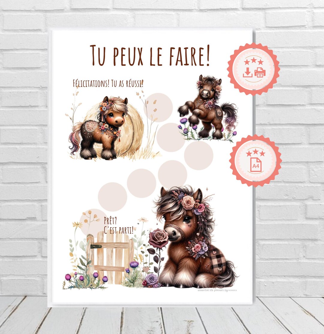 Tableau De Motivation - Récompense - Renforcement Positif - Objects ...