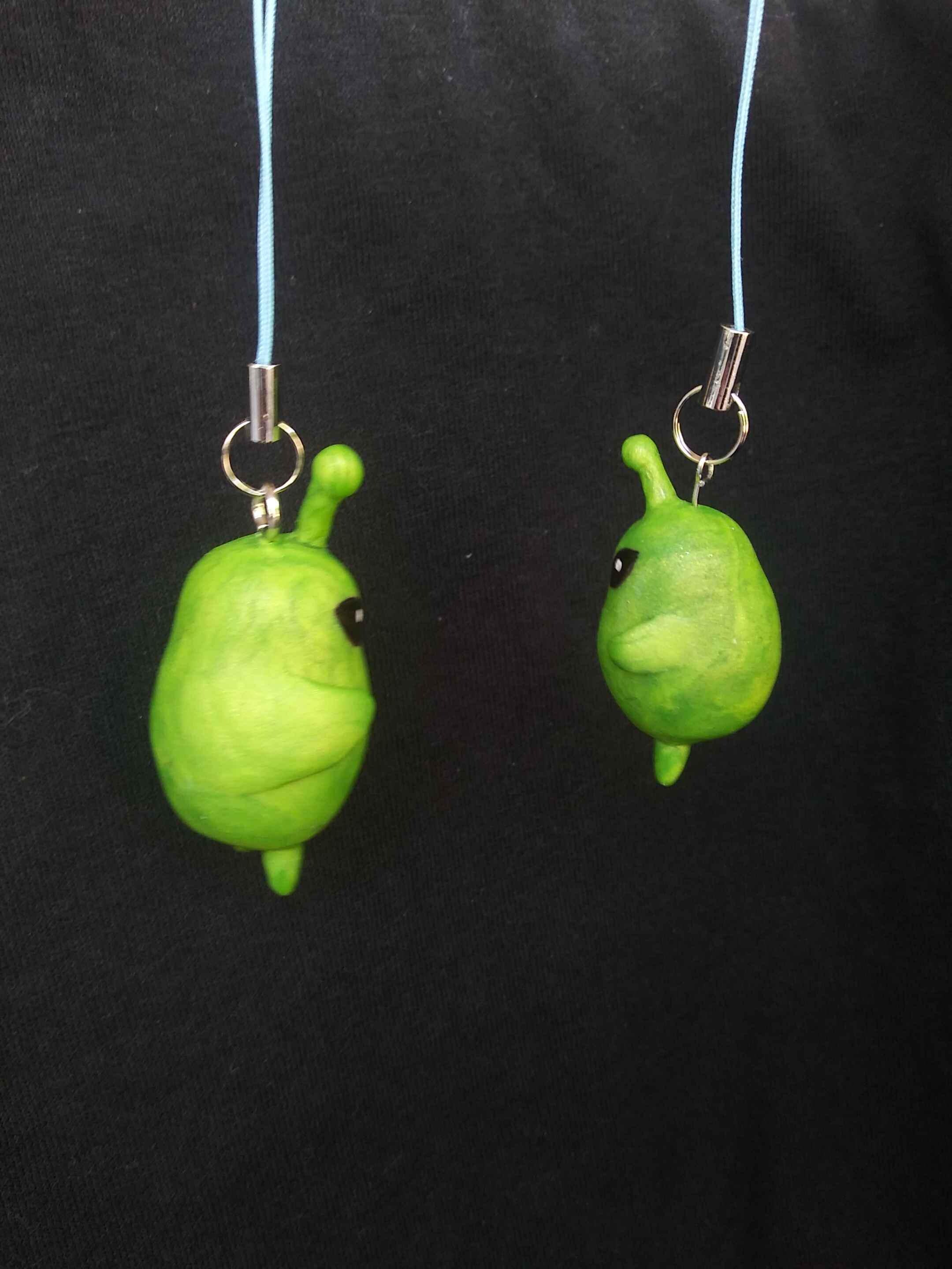 Handmade Alien Meep Keychain: League of Legends Polymer Clay Charm - Etsy