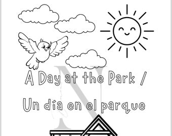Coloring Pages for Preschoolers | English and Spanish Coloring Book ...