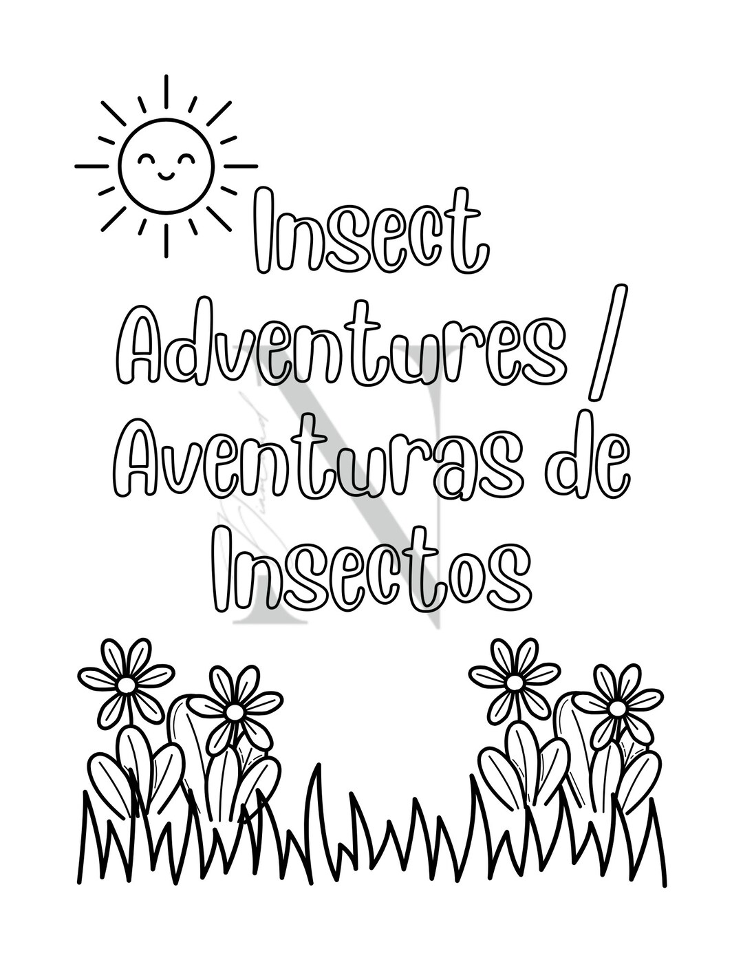 Coloring Pages for Preschoolers | English and Spanish Coloring Book ...