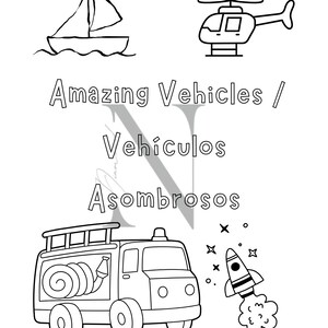 Coloring Pages for Preschoolers | English and Spanish Coloring Book ...