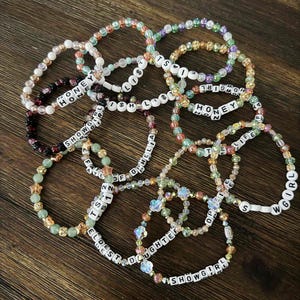 Custom Friendship Bracelet - Etsy