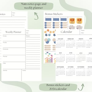 Student Planner Package Canva Template, Perfect for Students, Multi ...
